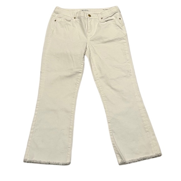 LILA RYAN | Jeans | Lila Ryan The Stephanie Cropped Flare Jeans White ...